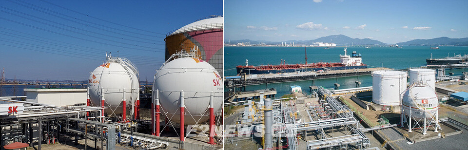 LPG수입사 SK가스·E1 순이익 동반급락, 영업이익은 희비